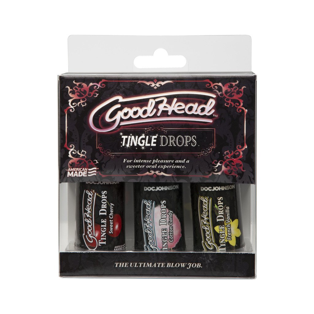 GoodHead - Tingle Drops - Sweet Cherry, Cotton Candy, French Vanilla ...