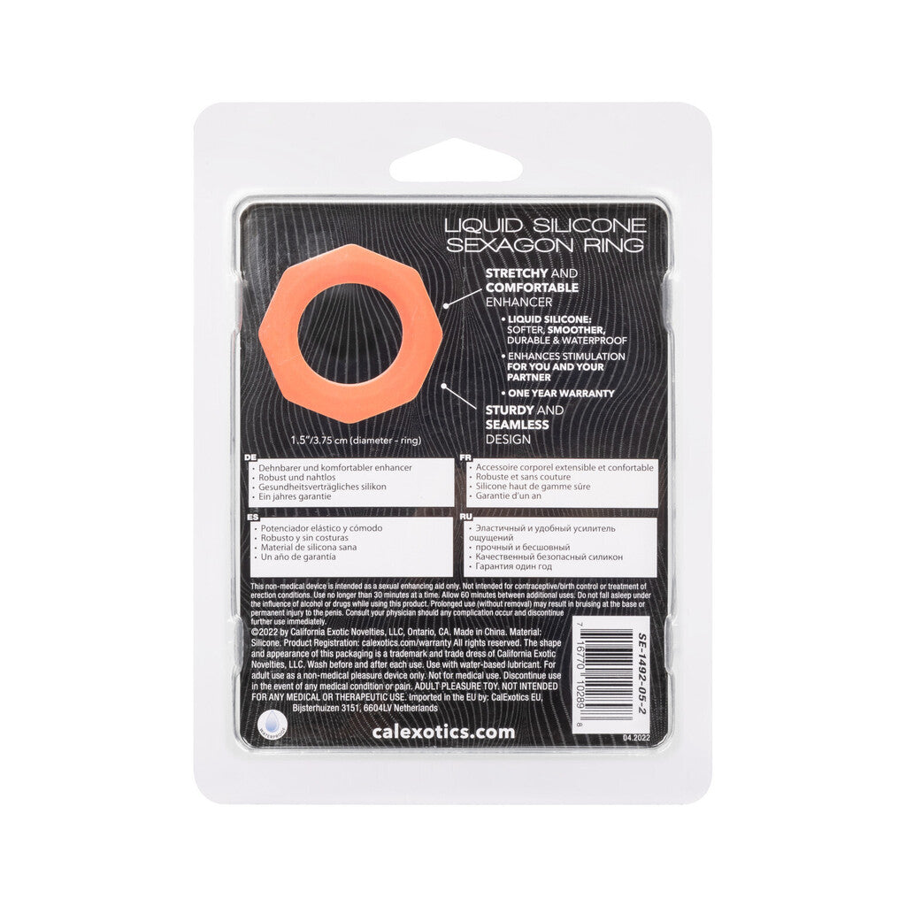 Alpha Liquid Silicone Sexagon Ring – The Love Store Online