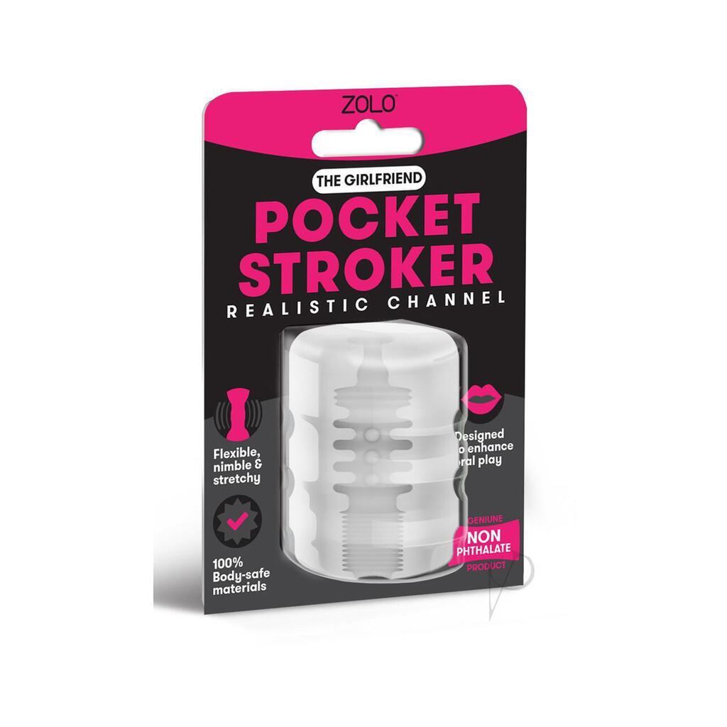 Zolo Girlfriend Pocket Stoker Channel Texture - Clear – The Love Store ...